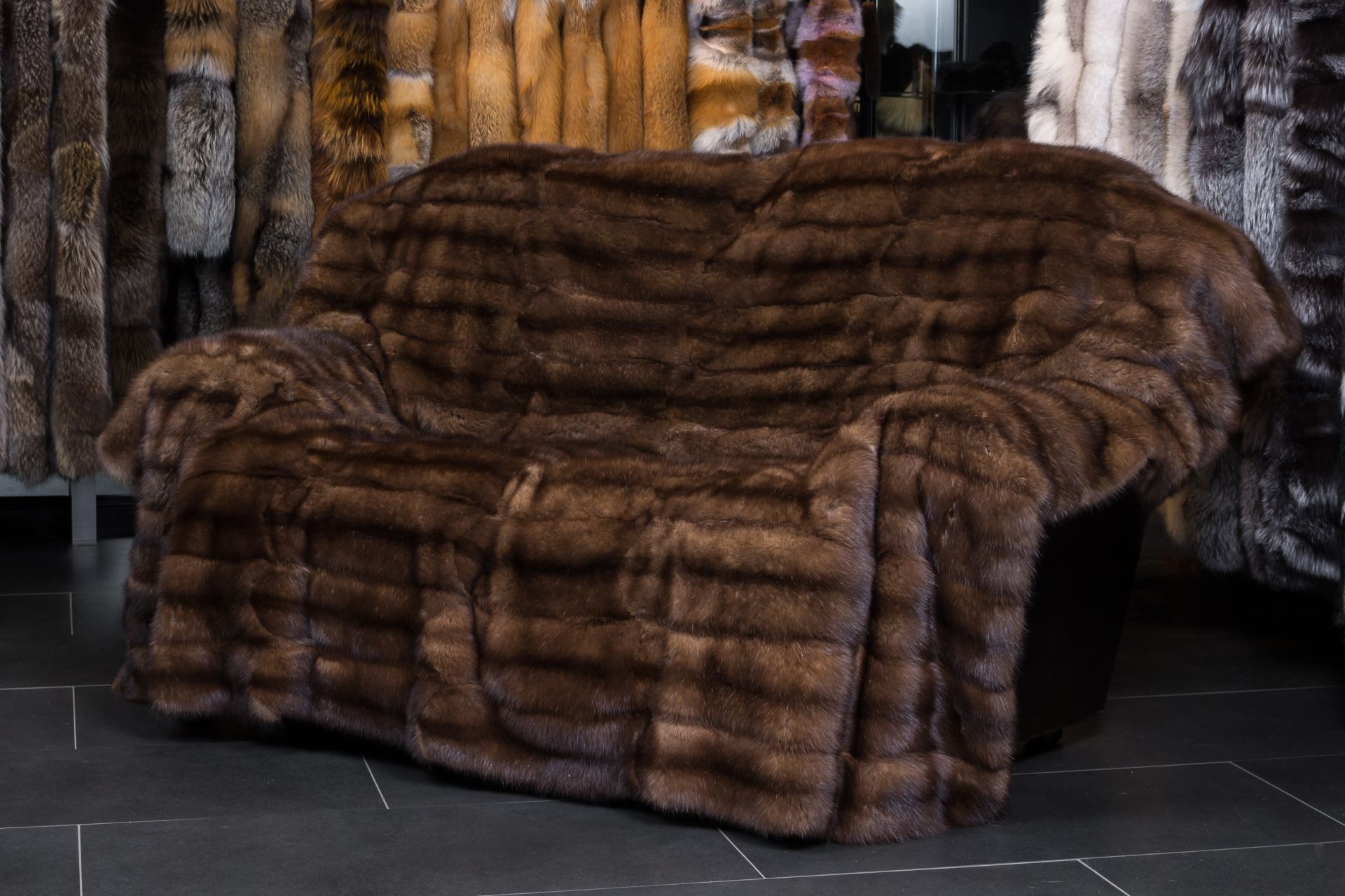 Zobeldecke aus russischen Bargusin Zobeln | Lars Paustian